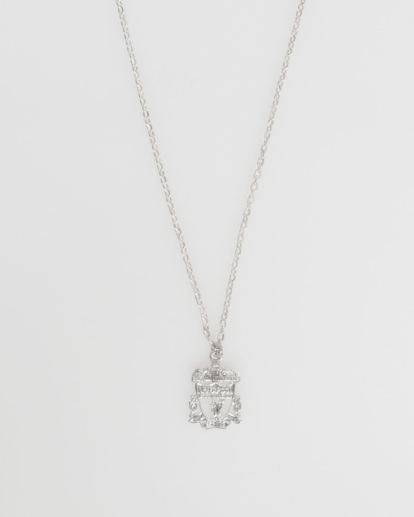 LFC Silver-Plated Cut Out Crest Pendant and Chain