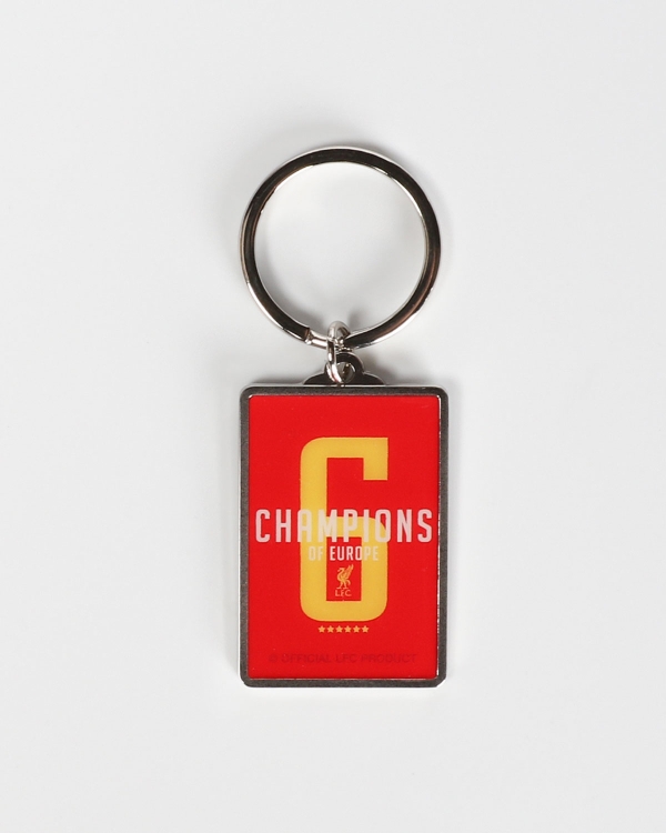LFC UCL Champions Keyring