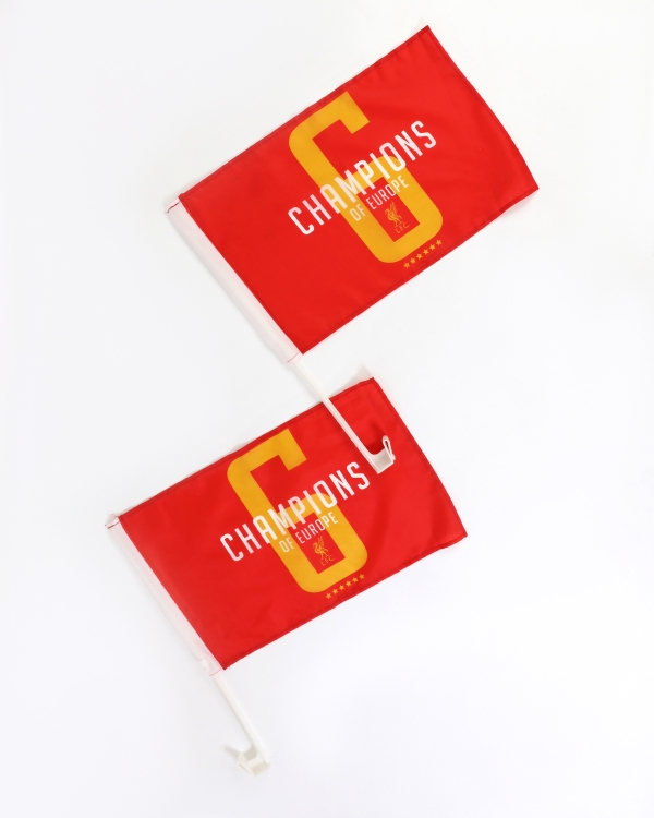 LFC UCL Champions Car Flag