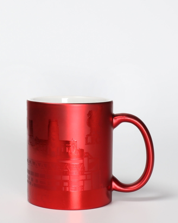 LFC Red Metallic Skyline Mug