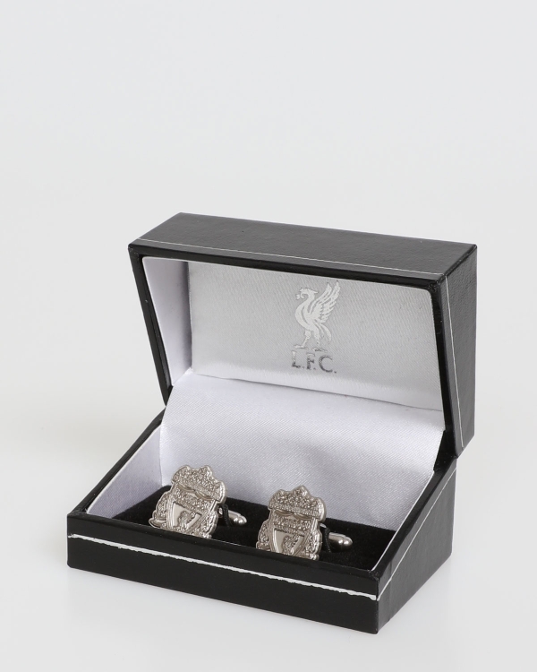 LFC Silver Tone Crest Cufflinks