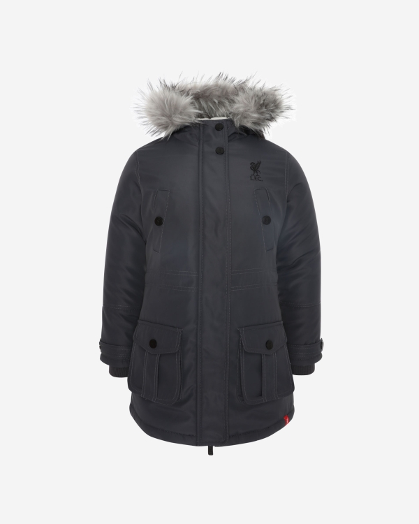 LFC Junior Charcoal Padded Parka Jacket