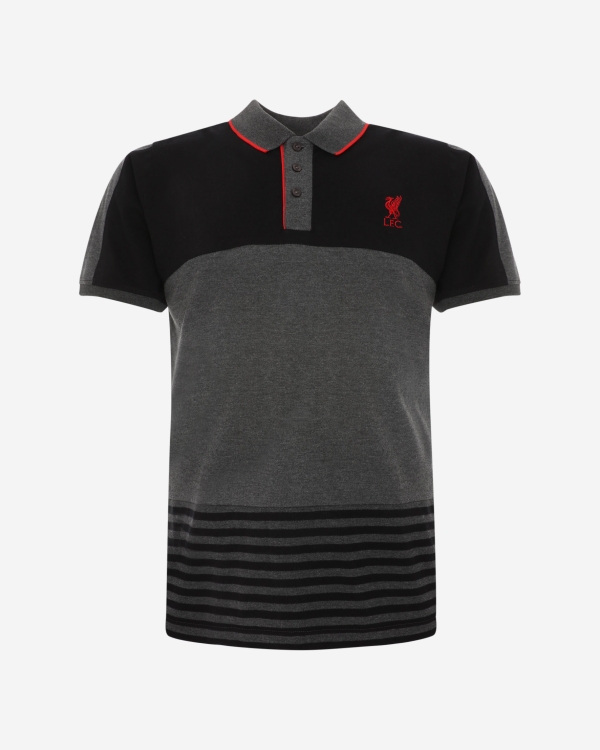 LFC Mens Colour Block Stripe Polo