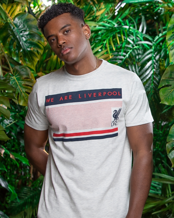 LFC Mens Ecru Marl We Are Liverpool Tee