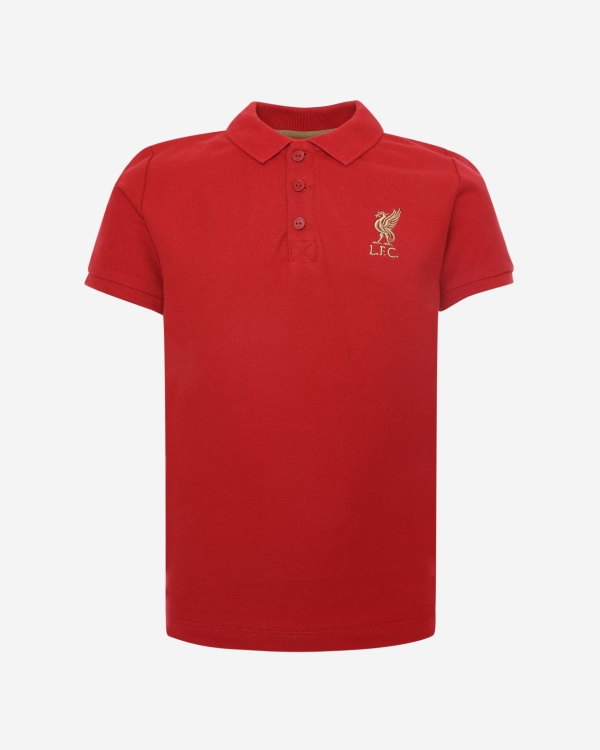 LFC Junior Short Sleeve Red Polo