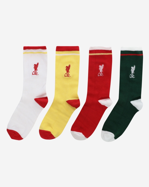 LFC Junior 4 Pack Boxed Socks