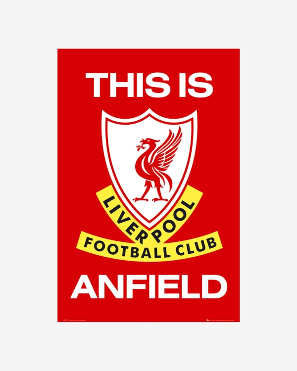 LFC 공식 포스터 Liverpool FC Red Football This is Anfield