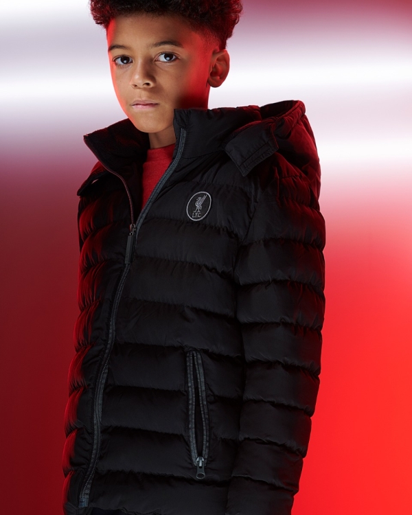 LFC Junior Puffa Jacket Black