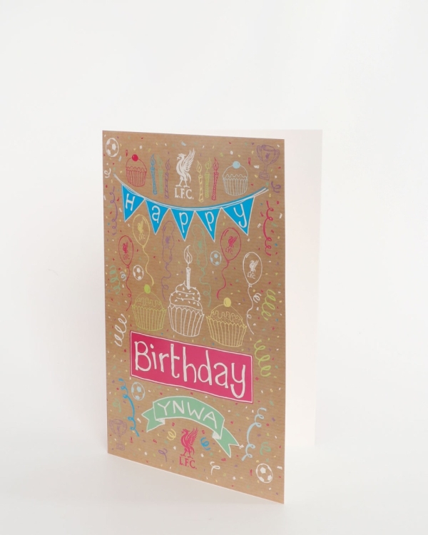 LFC Pink Birthday Card