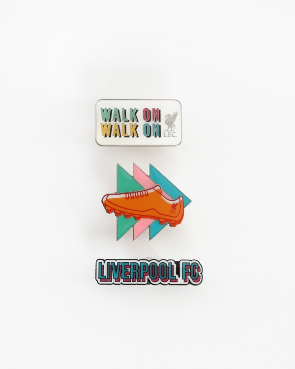 LFC 3 Pack Enamel Badges