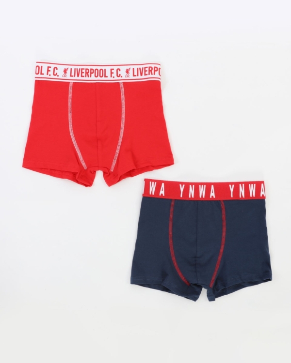 LFC Junior Red/Navy 2 Pack Boxer