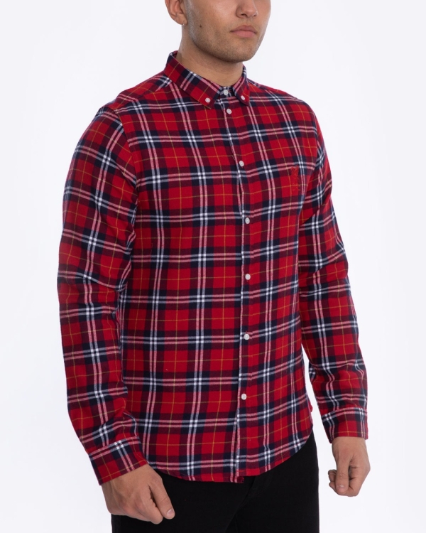 LFC Mens Red Check Shirt