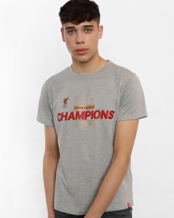 LFC Adults EPL Champions 19-20 Grey Tee