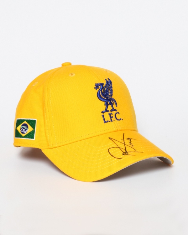 LFC Firmino Signed 47’ MVP Brazil Flag Cap