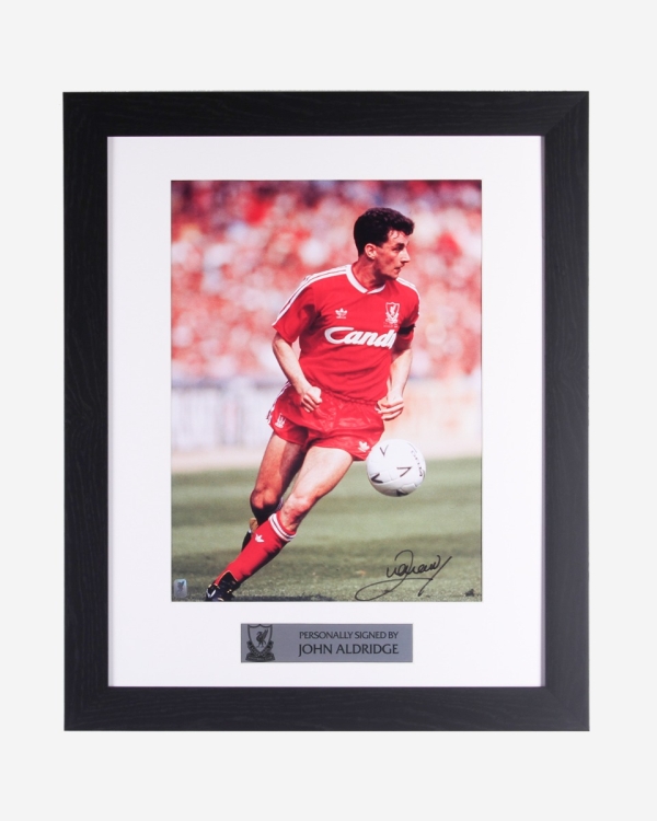 LFC Signed John Aldridge Photo
