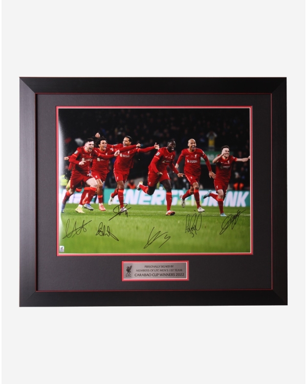 LFC Signed Carabao Cup Celebration Image