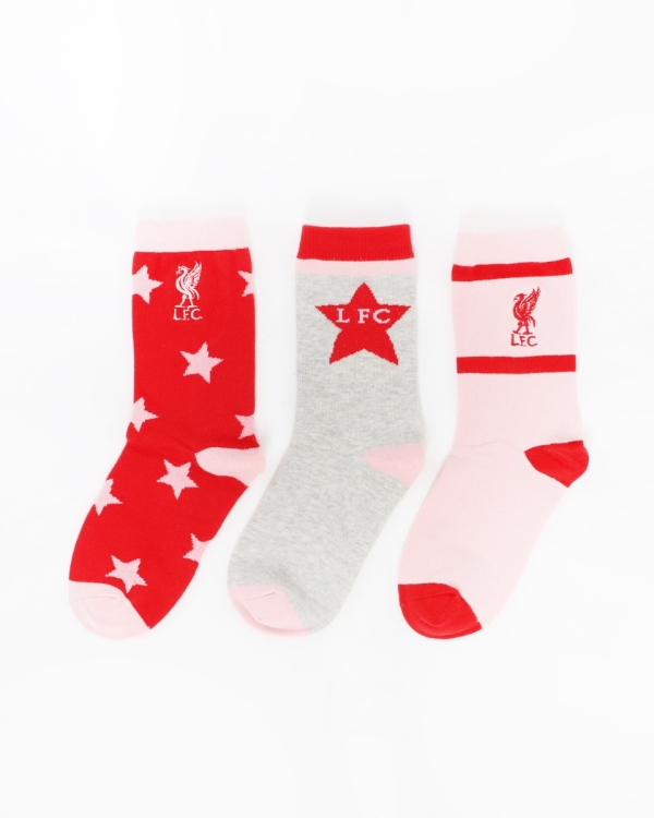 LFC Junior 3 Pack Design Socks
