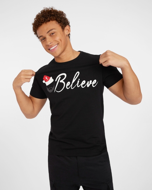 LFC Adult Believe Christmas Crew Neck Tee