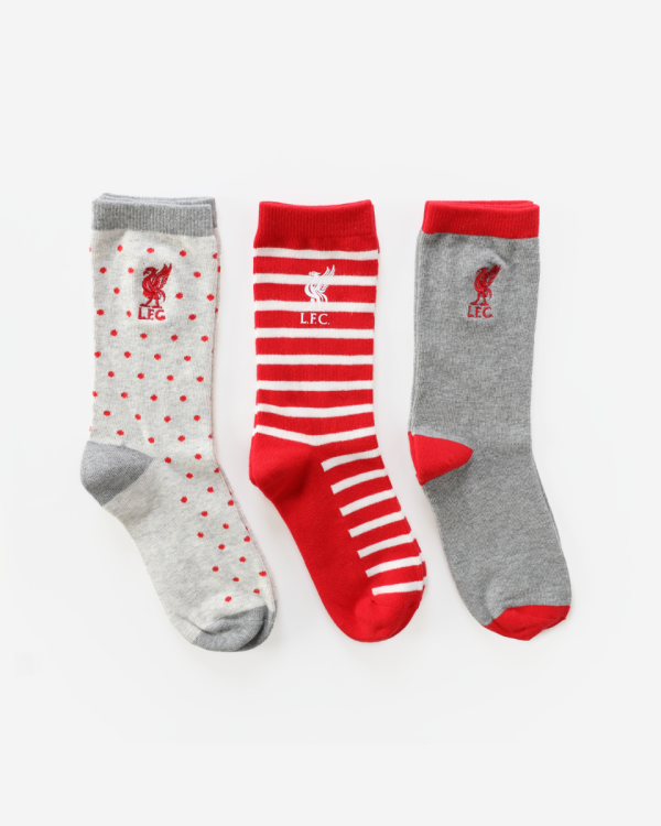 LFC Womens 3 Pack Crew Sock