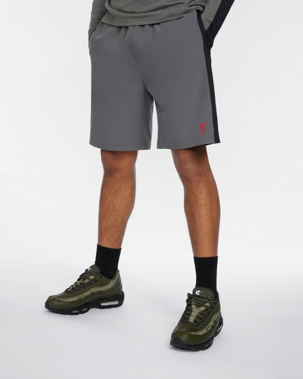 LFC Mens Panel Shorts Charcoal