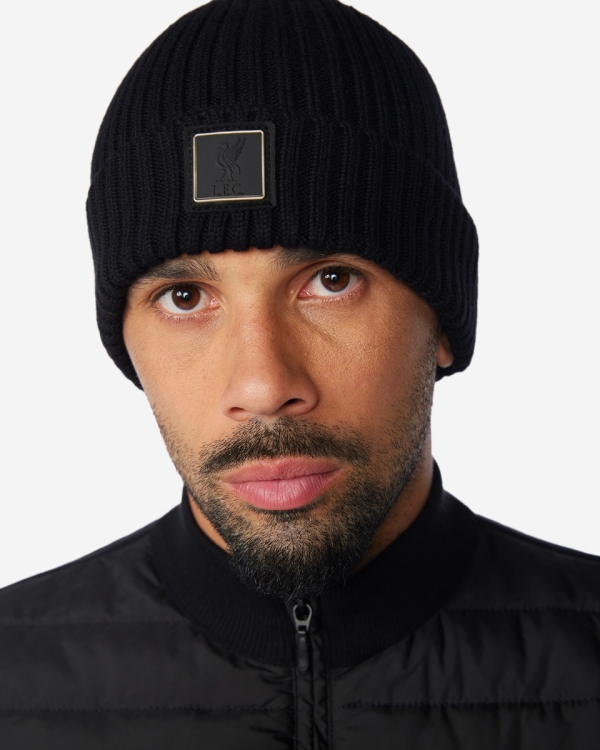 LFC Mens Firma Wool Blend Beanie Black