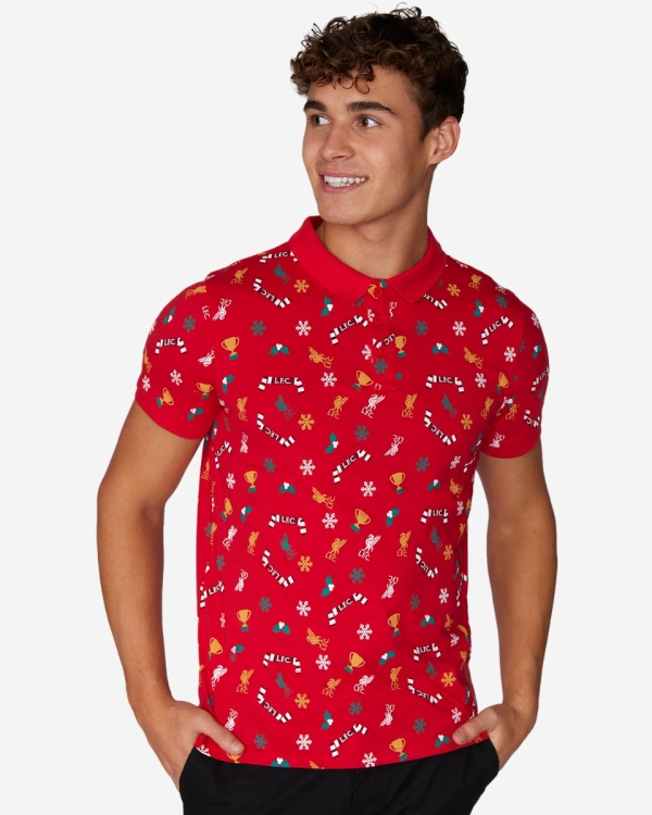 LFC Adult Christmas Polo Shirt