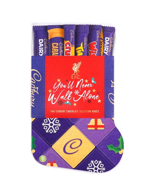 LFC X Cadbury Twin Stocking Chocolate Selection Box