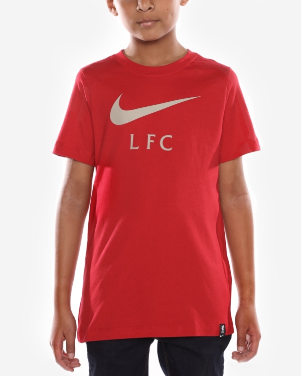 LFC Nike Junior Red Swoosh Club Tee