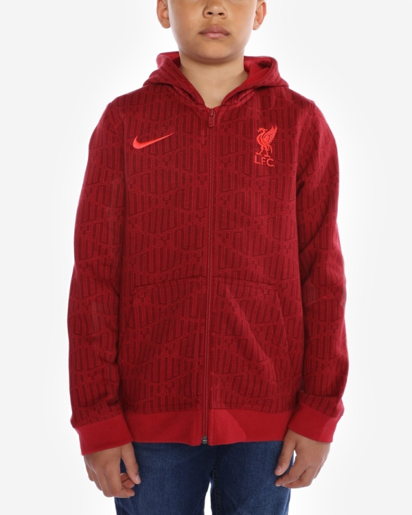 LFC Nike Kids Tough Red Zip Hoodie 22/23
