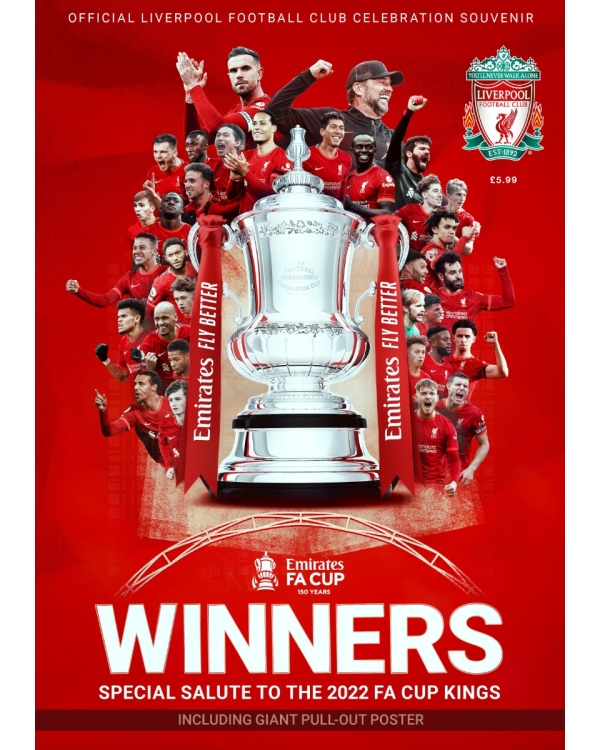 Official LFC 2022 FA Cup Winners Magazine