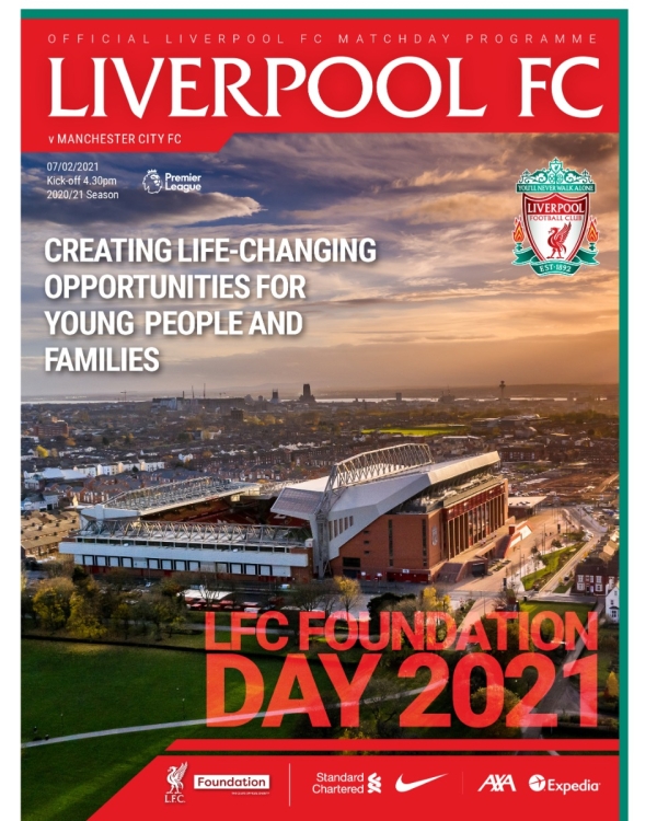 Matchday Programme 16 - L.F.C Vs. Manchester City