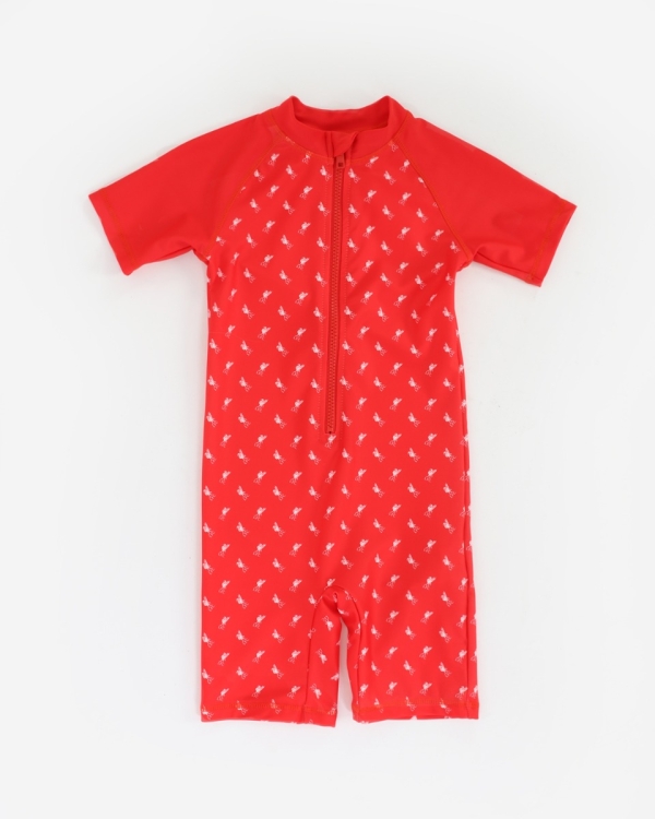 LFC Junior Red Print Swimsuit