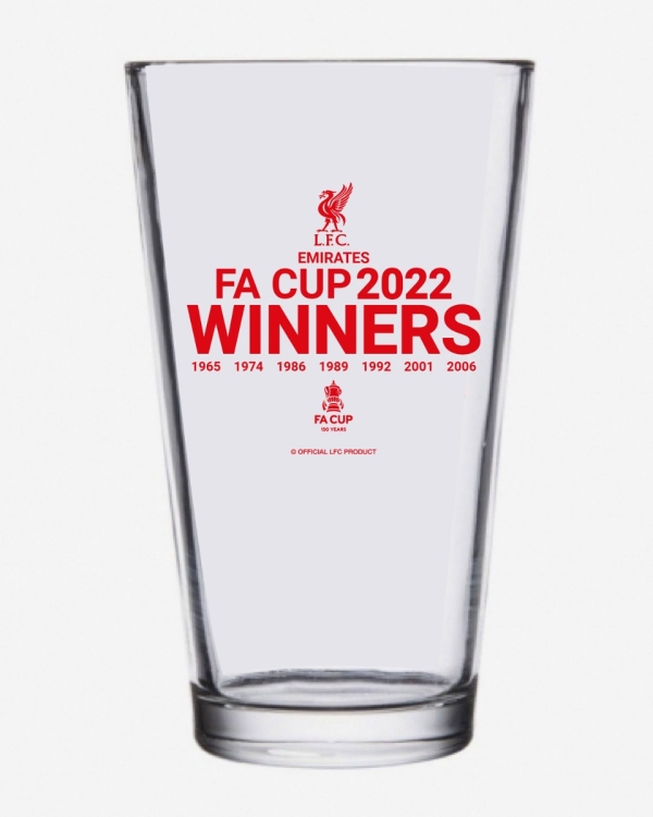 LFC FA Cup 22 Winners Glass