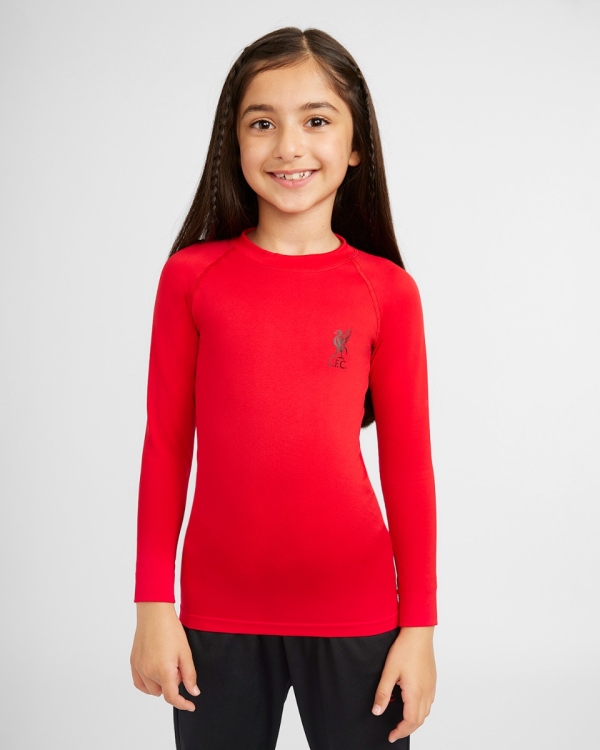 LFC Junior Long Sleeve Seamless Tee Red