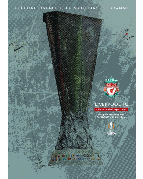 Matchday Programme 11 - LFC Vs LASK - 30/11/23