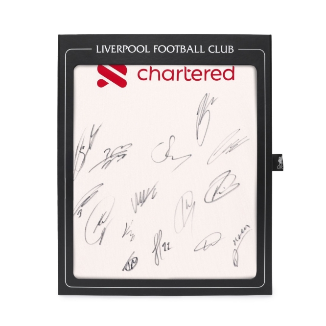 LFC Signed 25/26 Squad Boxed Away Shirt