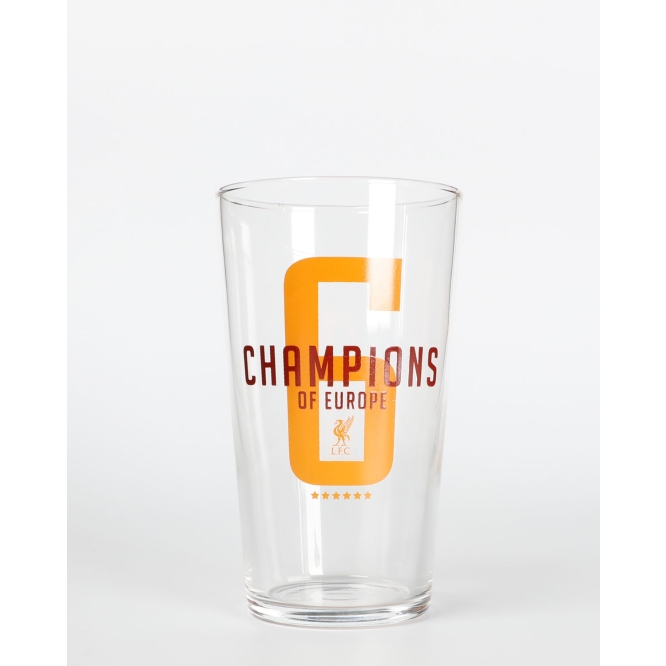 LFC UCL Champions Pint Glass