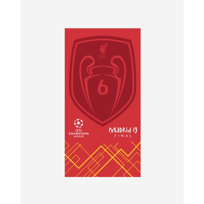 LFC UCL Badge Of Honour Towel