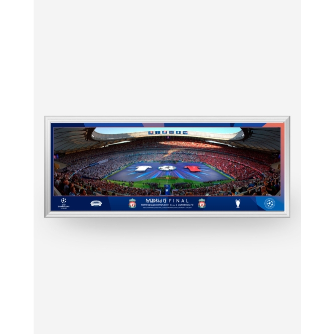 LFC UCL Final 30" Line Up Pano Frame