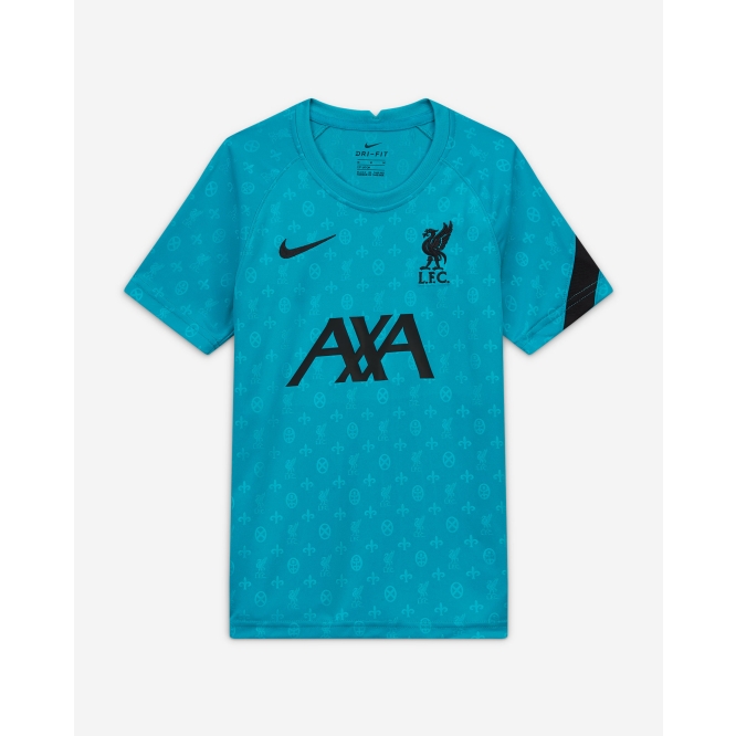 LFC Nike Junior Teal Pre Match Energy Top