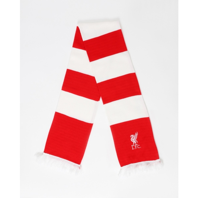 LFC Junior Red & White Bar Scarf