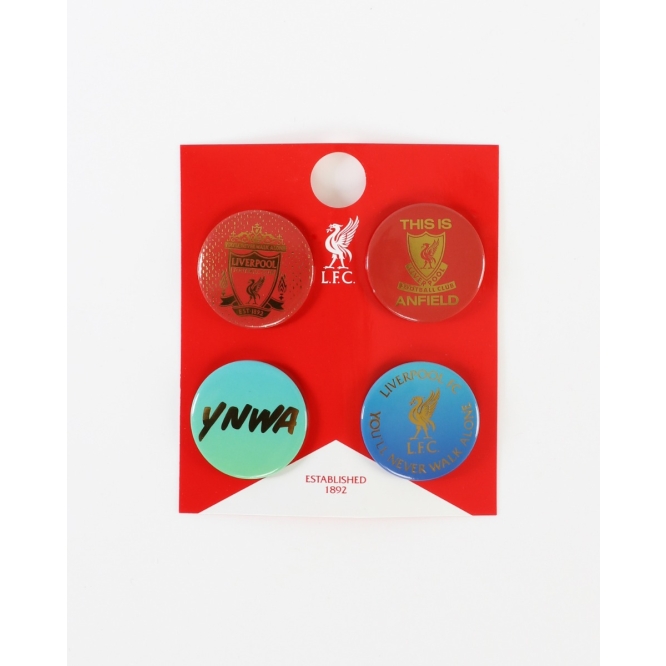 LFC 4 Pack Foil Badges