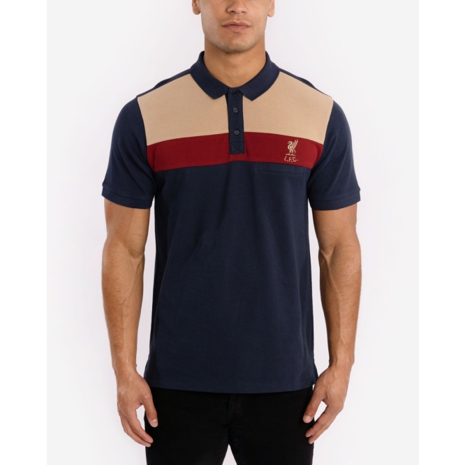 LFC Colour Block Pocket Polo
