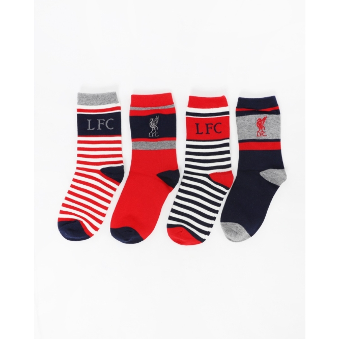 LFC Junior 4 Pack Boxed Socks
