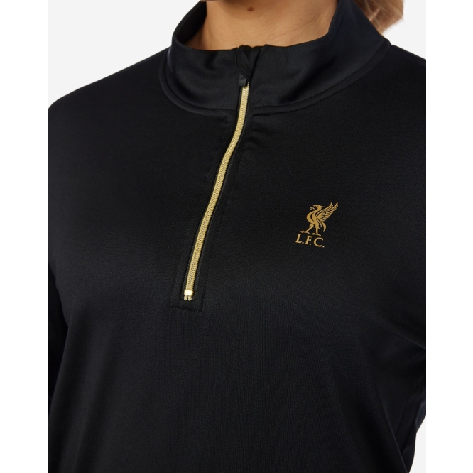 LFC Womens 1/2 Zip Top Black