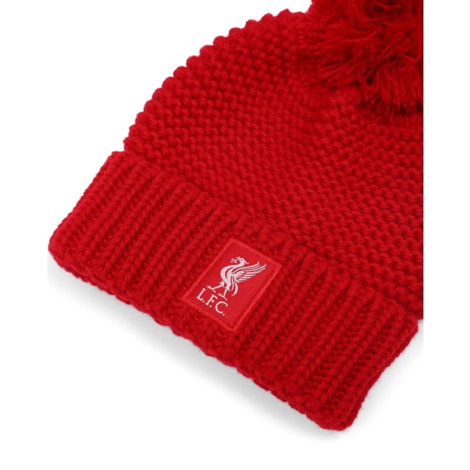 LFC Baby Bobble Hat Red