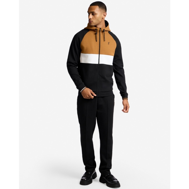 LFC Mens Colour Block Hoody Black