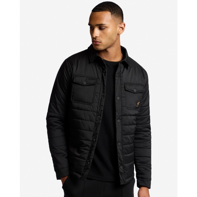 LFC Mens Padded Shacket Black