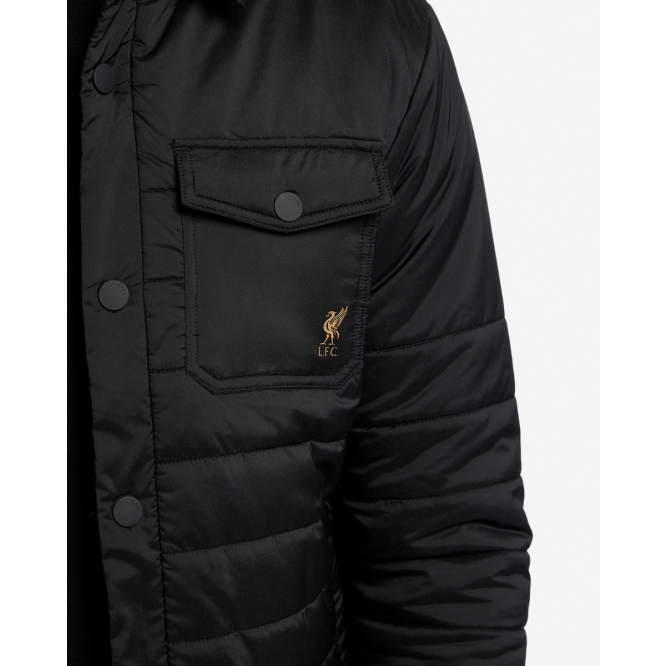 LFC Mens Padded Shacket Black