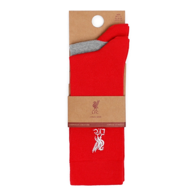 LFC Mens 2Pk Design Socks